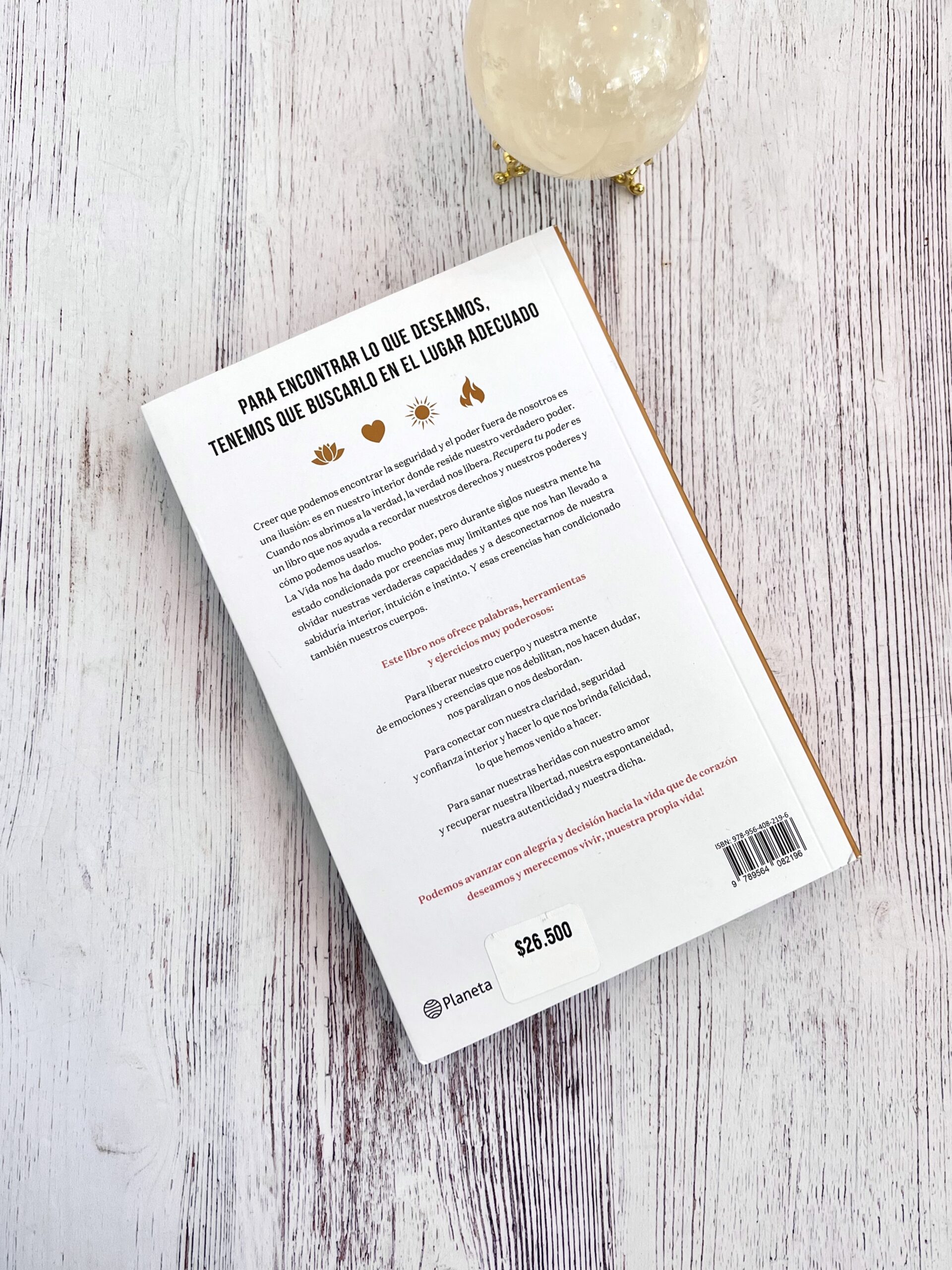 Libro Recupera tu poder – Artículos para tu crecimiento Espiritual