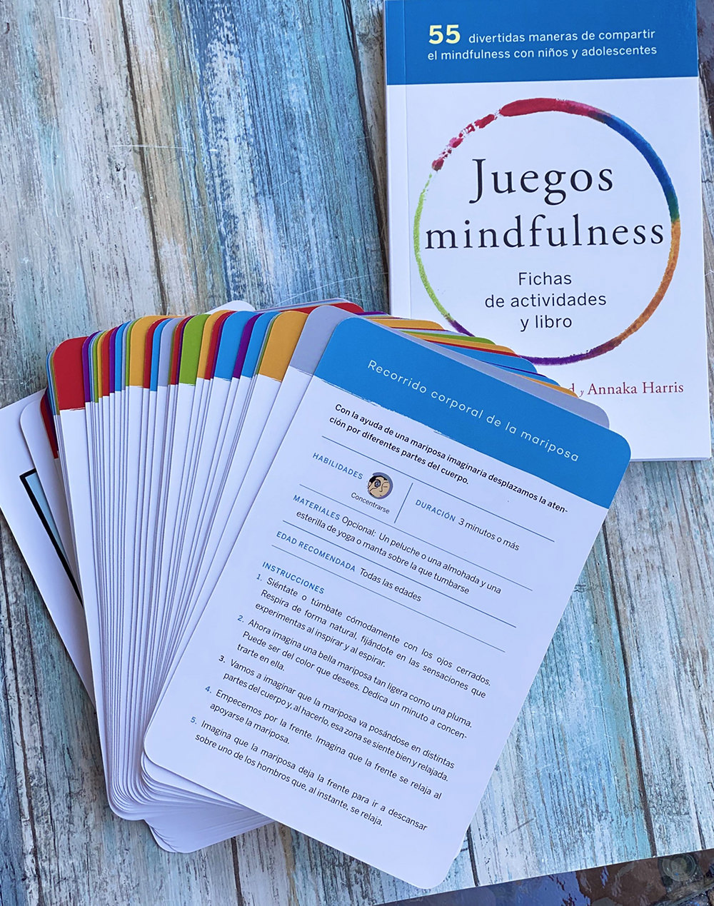 Juegos Mindfulness Pack ( incluye cartas ) - Om Cristales
